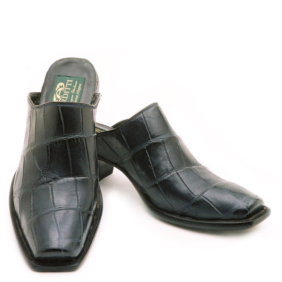 Genuine American Alligator Belly Handmade Slides